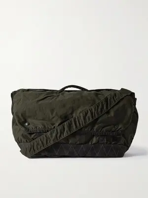 PORTER-YOSHIDA & CO Crag L Canvas Messenger Bag - Green