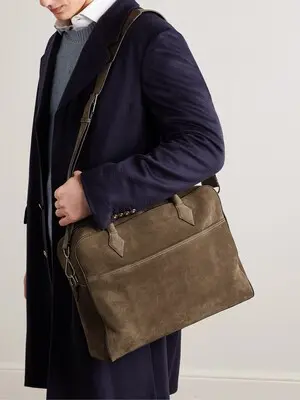 METIER Closer All Day Suede Briefcase