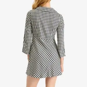 Rixo Jackie Check Mini Dress