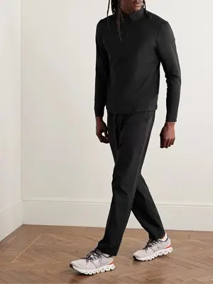 Lululemon Slim-fit Stretch Recycled-jersey Half-zip Top