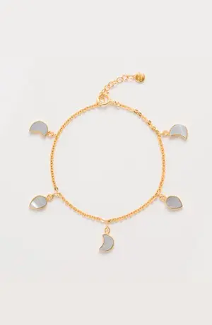 FREYA ROSE Petite Moon Bracelet - Gold