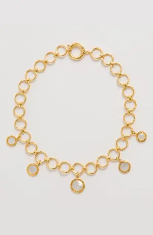 FREYA ROSE Forged Circular Necklace