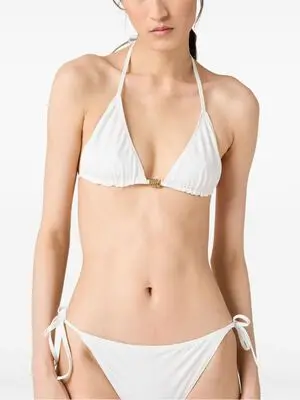 Miu Miu Triangle Bikini Top - White