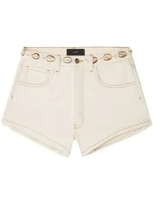 Alanui Button Detailed Shorts For Women