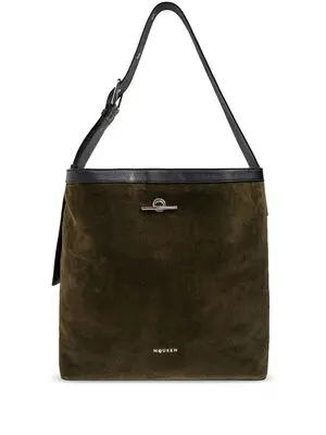 Alexander McQueen Suede Tote - Green