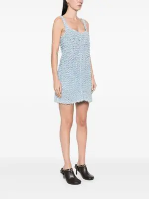 Stella McCartney Bouclé Denim Mini Dress