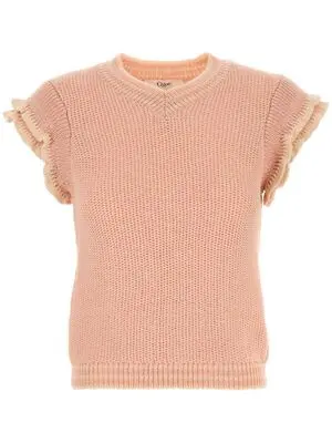 Chloé Short-sleeve Knitted T-shirt