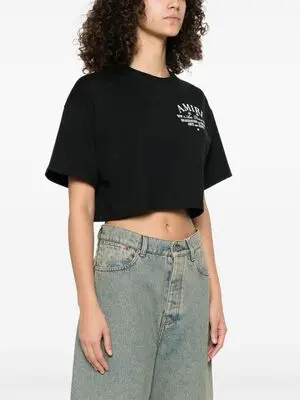 Amiri Arts District Cropped T-shirt - Black