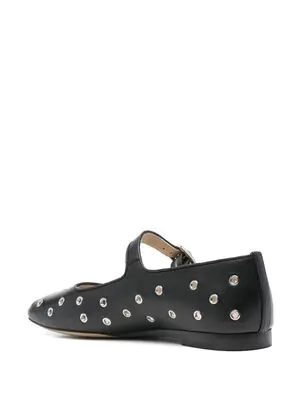 Le Monde Beryl Eyelet-studded Ballet Flats
