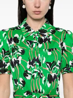 Diane Von Furstenberg Jonah Midi Dress - Green