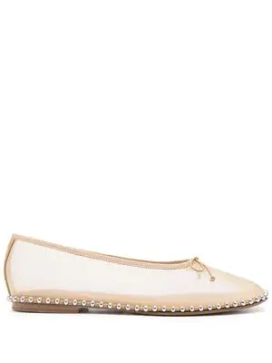 Alexander Wang Silver Tone Flats For Women