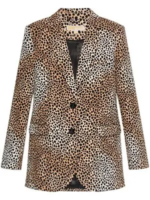 Michael Kors Cheetah-print Blazer - Neutrals