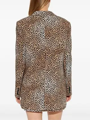 Michael Kors Cheetah-print Blazer - Neutrals