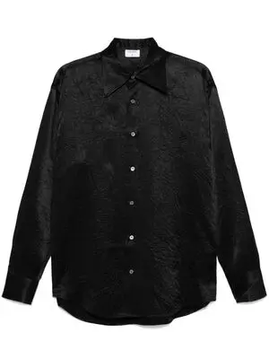 Filippa K Crinkle Shirt - Black