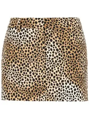 Michael Kors Leopard-print Skirt