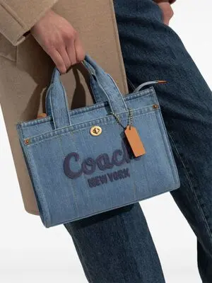 COACH Cargo 26 Denim Tote