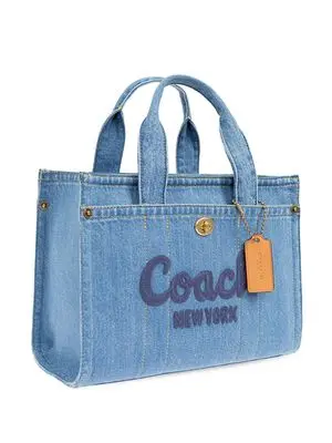 COACH Cargo 26 Denim Tote