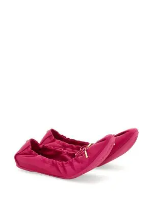 FERRAGAMO Elasticated Ballerinas - Red