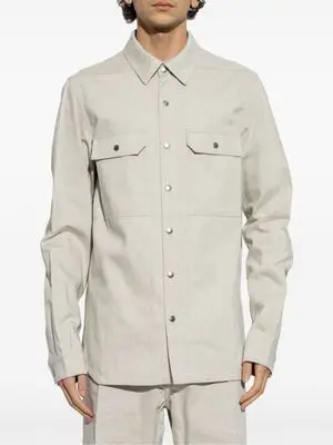 Rick Owens Flap-pocket Shirt Jacket - Neutrals