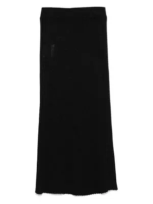 Kiton Ribbed Midi Skirt