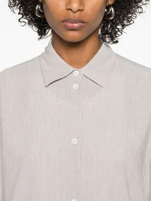 TOTEME Mélange-effect Shirt - Grey