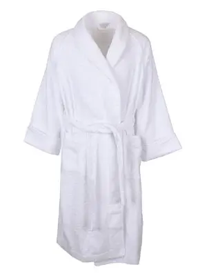 Frette Cotton Bath Robe - White
