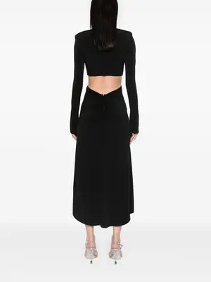 NISSA Open-back Midi Dress