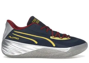 PUMA All-pro Nitro Sneakers - Club Navy Blue/intense Red/golden Fog