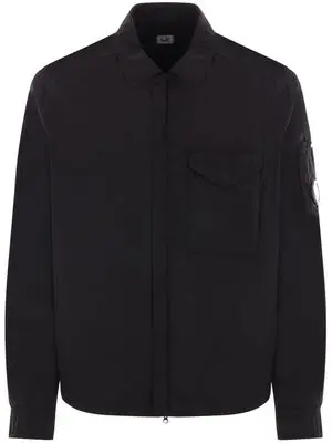 C.P. COMPANY Lens-detailed Shirt Jacket - Black
