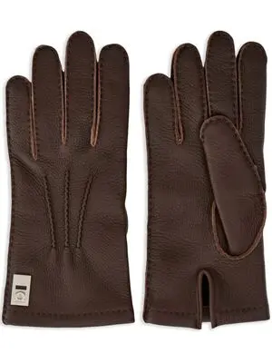 FERRAGAMO Lined Gloves - Brown