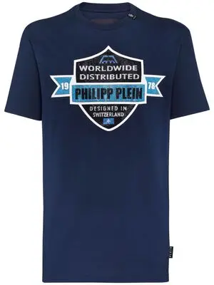 Philipp Plein Pp Crest T-shirt - Blue