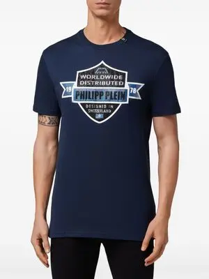 Philipp Plein Pp Crest T-shirt - Blue