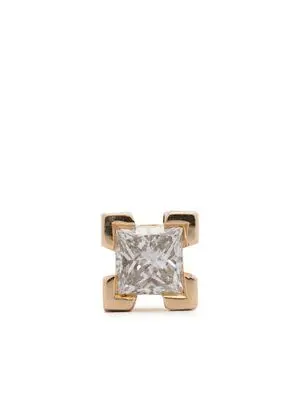 MARIA BLACK 14k Yellow Square Diamond Earring - Gold
