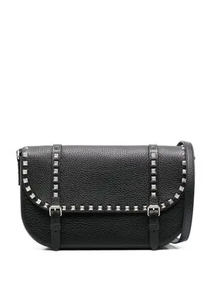 Valentino Garavani Rockstud Messenger Bag - Black