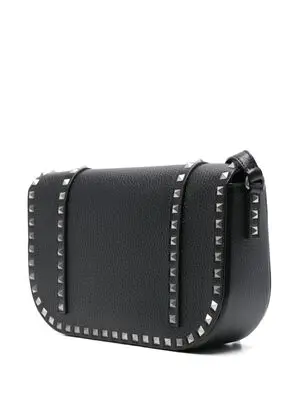 Valentino Garavani Rockstud Messenger Bag - Black