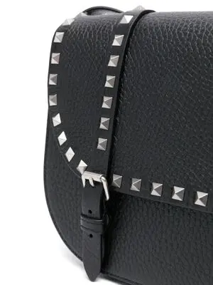 Valentino Garavani Rockstud Messenger Bag - Black
