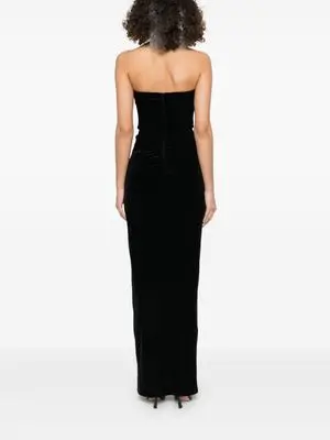 NISSA Velvet Maxi Dress