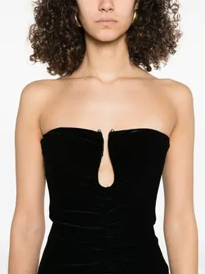 NISSA Velvet Maxi Dress