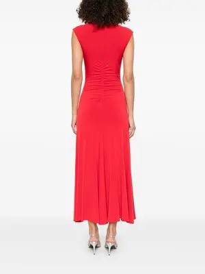 NISSA Ruched Maxi Dress