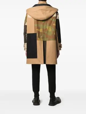 Dsquared2 Patchwork Duffle Coat