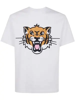 Kenzo Tiger-print T-shirt - White