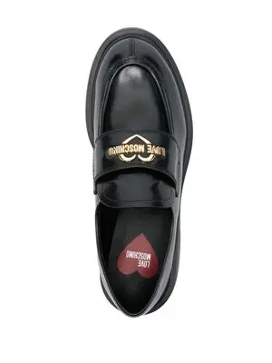 Moschino Logo-plaque Loafers