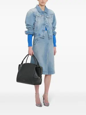Victoria Beckham Padded Denim Jacket - Blue
