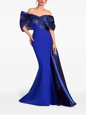 GABY CHARBACHY Off-shoulder Mermaid Gown