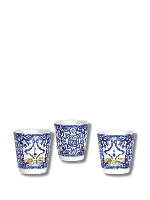 BIALETTI X Dolce & Gabanna Moka Express Blu Mediterraneo Set