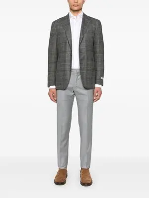 Incotex Slub-texture Trousers - Grey