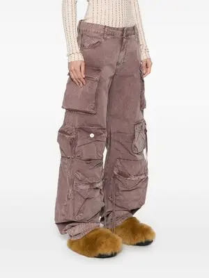 Attico Cargo Trousers - Brown