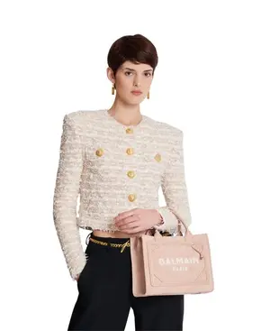 Balmain Small B-army Tote Bag