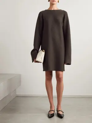 Khaite Elle Wool-blend Mini Dress