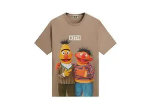 Kith X Sesame Street Bert & Ernie Tee Shirt Quicksand